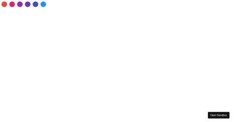 react color example forked codesandbox