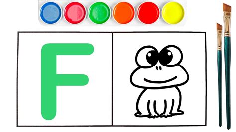 알파벳 Def 점선 따라 쓰고 그림 그리고 색칠하면서 영어 단어를 배우기 Learn Alphabet Def