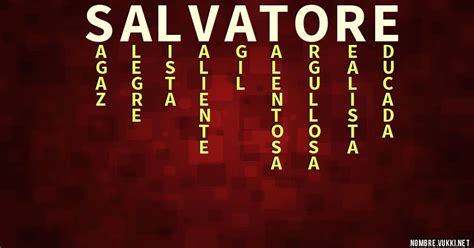 Qué Significa Salvatore