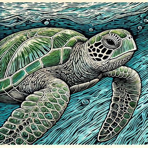 Download Ai Generated Sea Turtle Turtle Royalty Free Stock