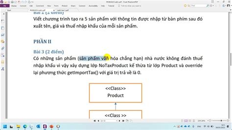 Mob1023 Java2 Lab 1 Bài 3 Youtube