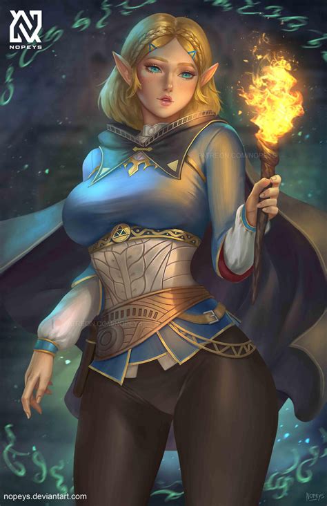 Zelda Holding A Torch Nopeys The Legend Of Zelda Rnintendodivas