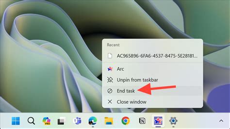 how to enable ‘end task option directly into windows 11 taskbar