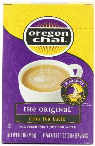 Oregon Chai Original Chai Tea Latte Powdered Mix 8count Envelopes 11 Oz
