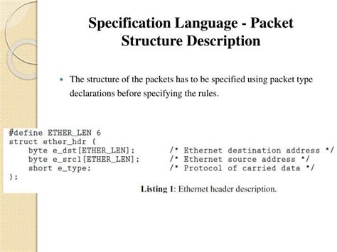 Ppt Fast Packet Classification For Snort By Native Compilation Of