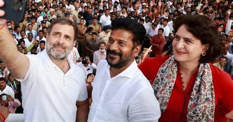 Telangana Elections Revanth Reddy Confident Of Winning 85 Seats For