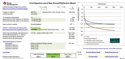 Lpstk Cc1352r I Want To Know The Real Range Numbers For The Sub 1 Ghz Network Sub 1 Ghz