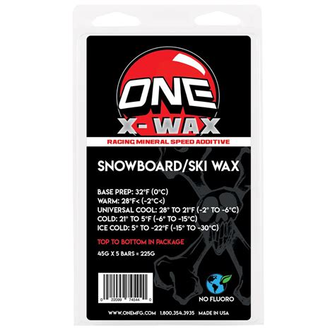 Oneball X Wax Snowboard Racing Wax 5 Pack For Sale