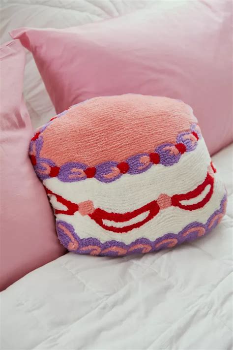 Cake Tufted Throw Pillow Urban Outfitters