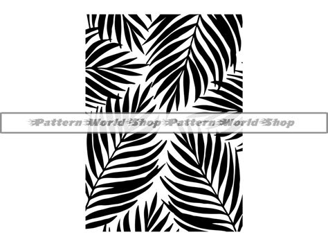 Leaves Pattern 3 Svg Leaf Pattern Svg Tropical Svg Leaves Pattern