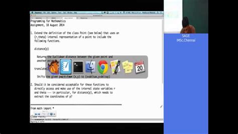 Object Oriented Programming With Python 2 By Madhavan Mukund Youtube