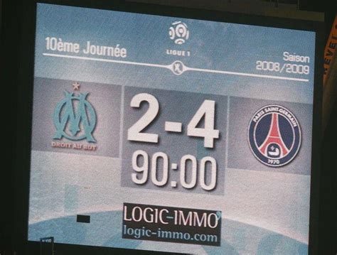 Le Dernier OM PSG En Images