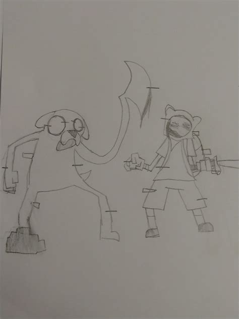 Ive Been Inactive For A While But Im Pretty Happy With This Finn And Jake Sketch And Wanted