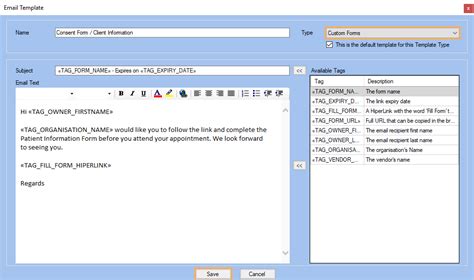 GPM NZ Support Centre How To Create An Email Template For Custom Smart Form
