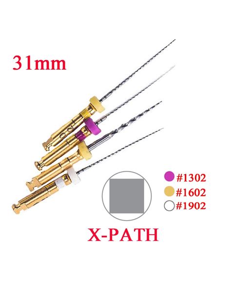 4pcspack Dental Endo Niti Files X Path Rotary Files Glide Path For