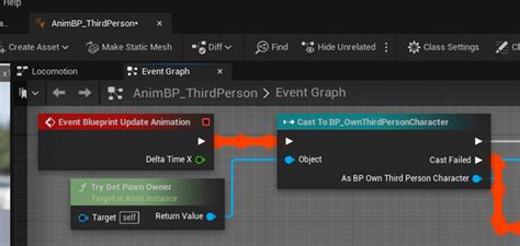 cast to animation blueprint owner fails r unrealengine