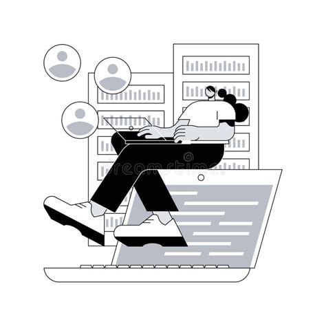 Management Information System Abstract Concept Vector Illustration Stock Vector Illustration