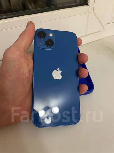 IPhone 13, 128 гб, 6.10", синий, 4G LTE, б/у, в наличии. Цена: 42 000 ...