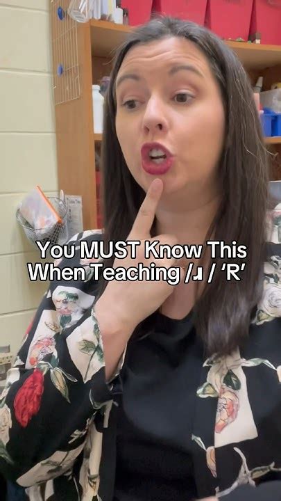 3 Things You Must Know When Teaching R In Speech Therapy 🎤