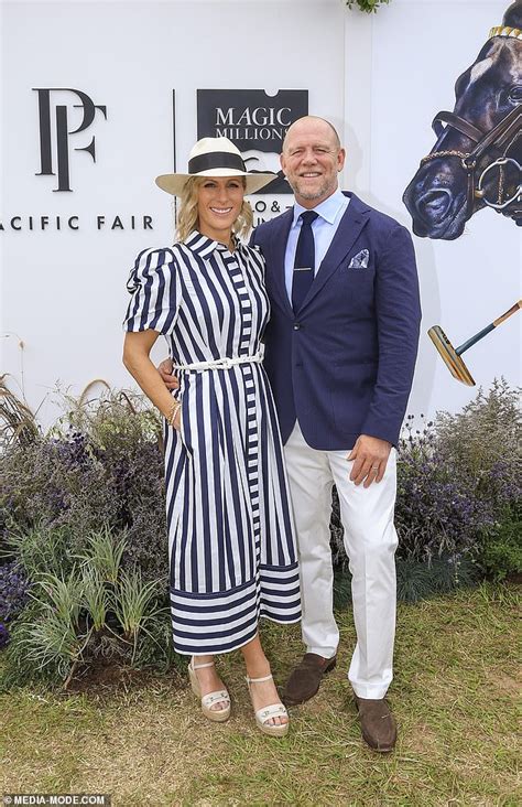 Zara And Mike Tindall Put On A Loved Up Display As They Lead The Charge