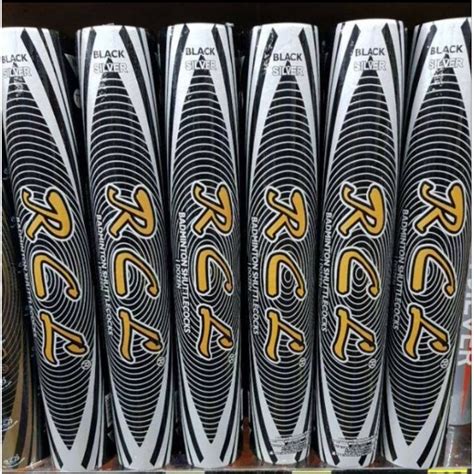 Rcl Black Silver Shuttlecock Shopee Malaysia