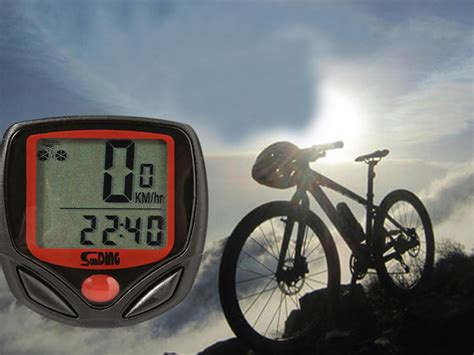 Licznik Rowerowy Przewodowy LICZNIK ROWEROWY WODOODPORNY FUNKCJI LCD