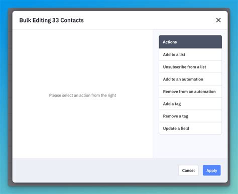 Wild Mail How To Use The Activecampaign Bulk Edit Tool