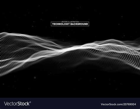 Abstract Technology Background D Grid Royalty Free Vector