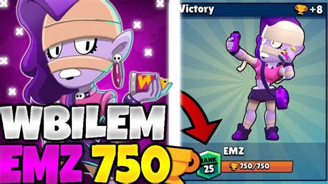 WbiŁem Emz Na 750 PucharÓw W Jeden DzieŃ Brawl Stars Polska Youtube