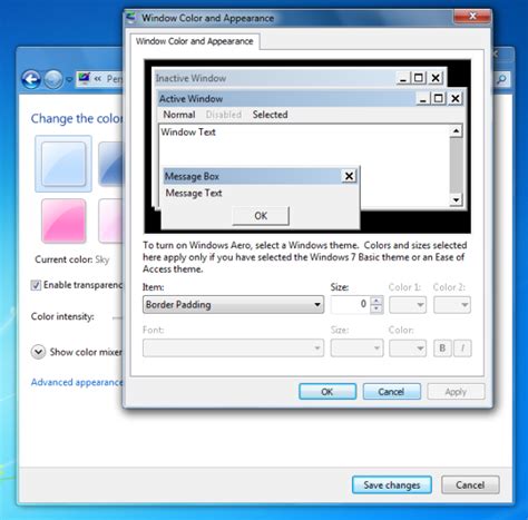 How To Reduce Window Border Size In Windows Windows And Windows Vista