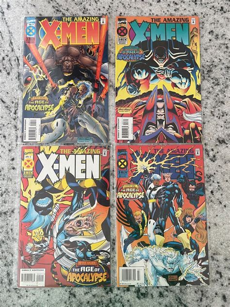 The Amazing X Men Complete Marvel Comics Ltd Series 1 2 3 4 Nm