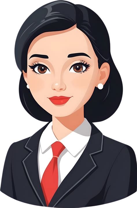 Business Woman Working Ai Generative 34555448 PNG