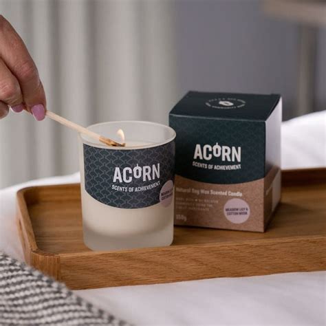 Meadow Lily And Cotton Musk Soy Candle Jar Acorn Shop