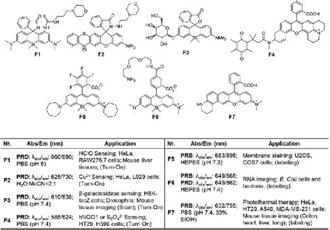 Selected Examples Of Fluorescent Probes Based On Rhodamine And Rhodol