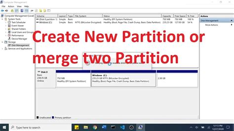 Easy Way To Create New Partition Or Merge Two Partitions Without Losing Data Youtube
