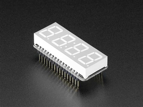 Adafruit 056 4 Digit 7 Segment Featherwing Display Blue 3106