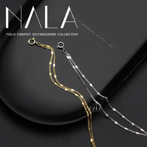 Nala 娜拉。s925 純銀 雙層 亮片 鍊條 手鍊 簡約 氣質 手鏈 鏈條 銀鍊 銀鏈 銀飾 手環 防過敏 純銀手飾 蝦皮購物