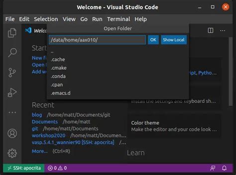 Remote Development On Apocrita With Visual Studio Code Qmul Its Research Blog