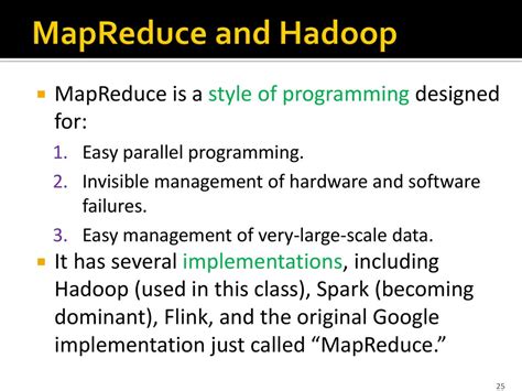 Cs246 Introduction Essence Of The Course Administrivia Mapreduce Other