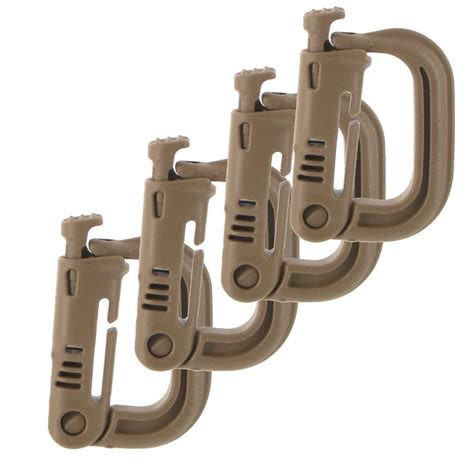 1 Piece Molle Itw Nexus Grimloc D Ring Locking Clips 4 Colors For