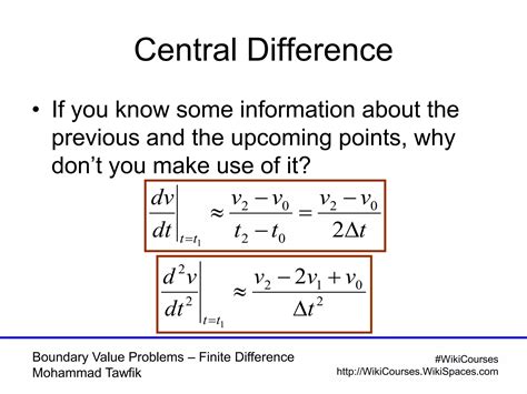 boundary value problems finite difference pdf