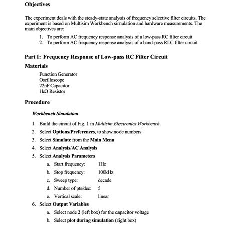 Solved Introduction Frequency Selective Circuits Exhibit A Chegg Com