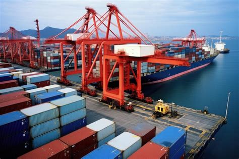 Premium Ai Image The Atmosphere Is Filled With Energy As Workers Load And Unload Goods