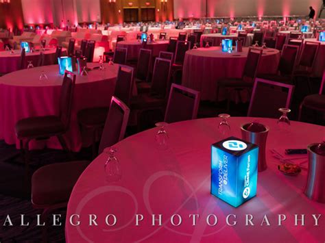 Lightup Branded Table Centerpieces Gallery Illuminaria