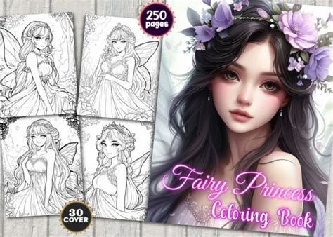 11 Fairy Princess Coloring Page For Adults Designs And Graphics
