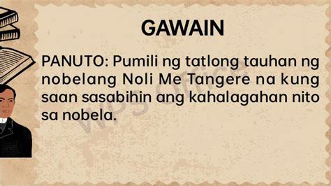 GAWAIN PANUTO Pumili Ng Tatlong Tauhan Ng StudyX