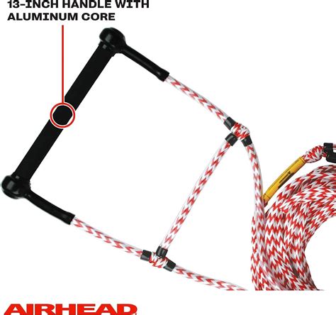 Airhead Ez Up Slalom Training Rope 75 Foot Water Ski Rope For