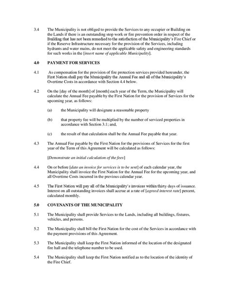 Fire Department Policy Template