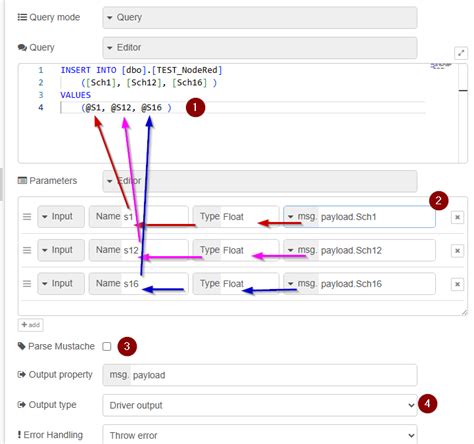 Mssql Node Incorrect Syntax Near General Node Red Forum
