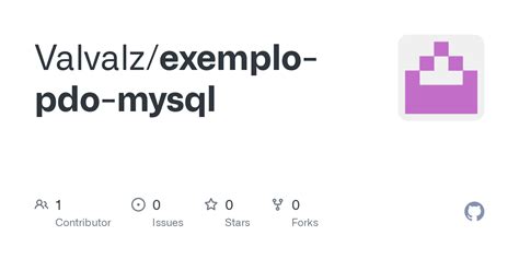 Github Valvalzexemplo Pdo Mysql
